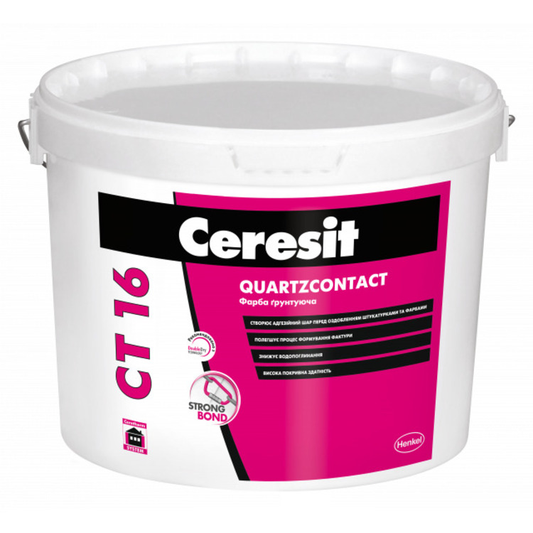 Ceresit CT 16 Quartzcontact Грунтуюча фарба 25 кг купити